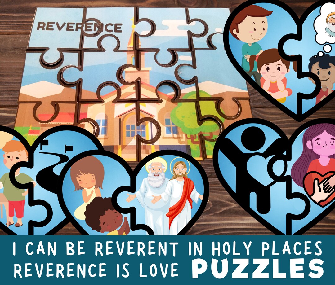REVERENCE in Holy Places: Reverence is Love Heart Puzzles & Ways to Be ...