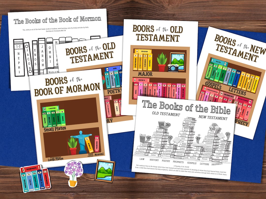 Scripture Books Bookshelves, LDS Book of Mormon, Old Testament New ...