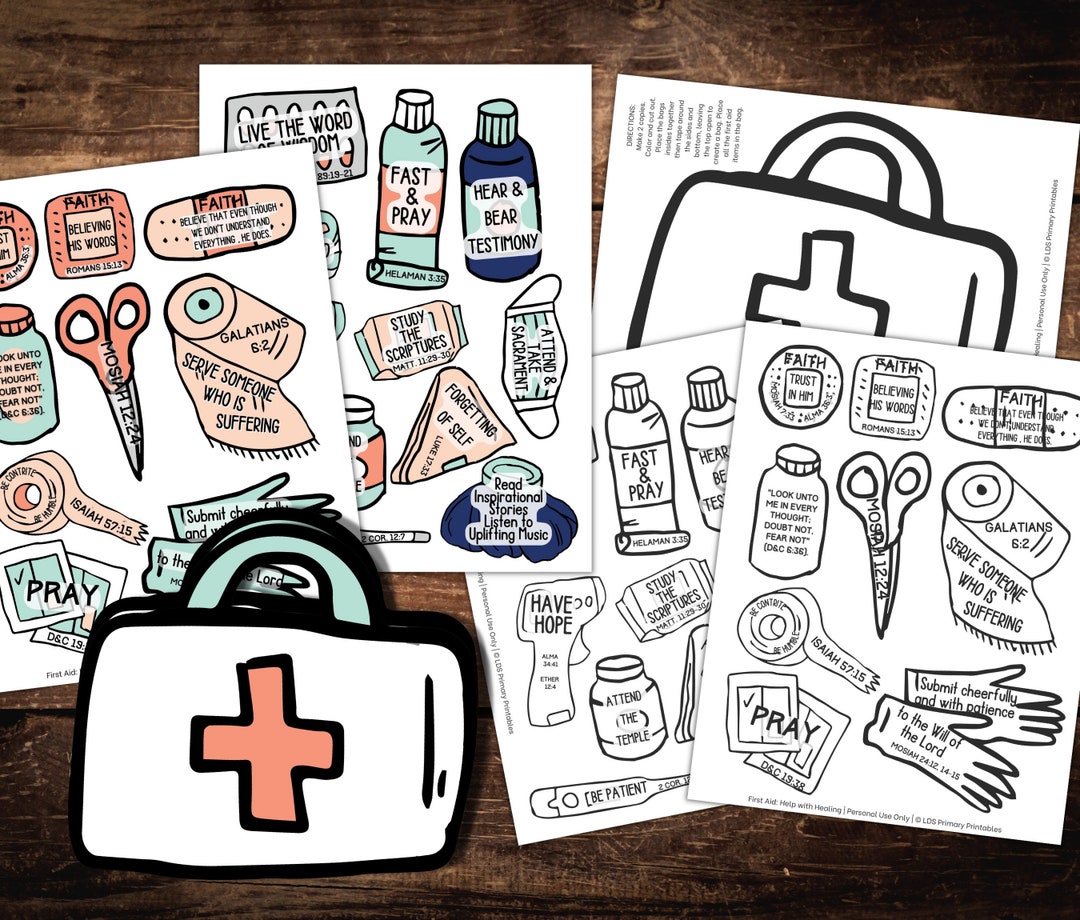 Jesus Can Heal Me First Aid Craft: Obtaining Healing | Come Follow Me ...