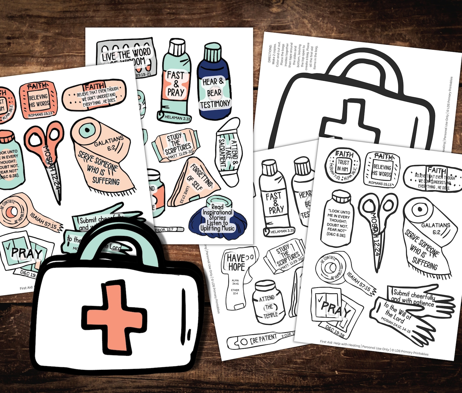 Jesus Can Heal Me First Aid Craft: Obtaining Healing | Come Follow Me ...