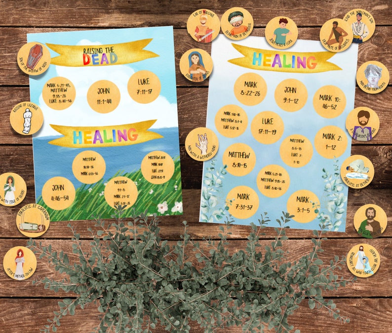 Miracles of Jesus Folder Game New Testament Bible Activity Kids Bible ...