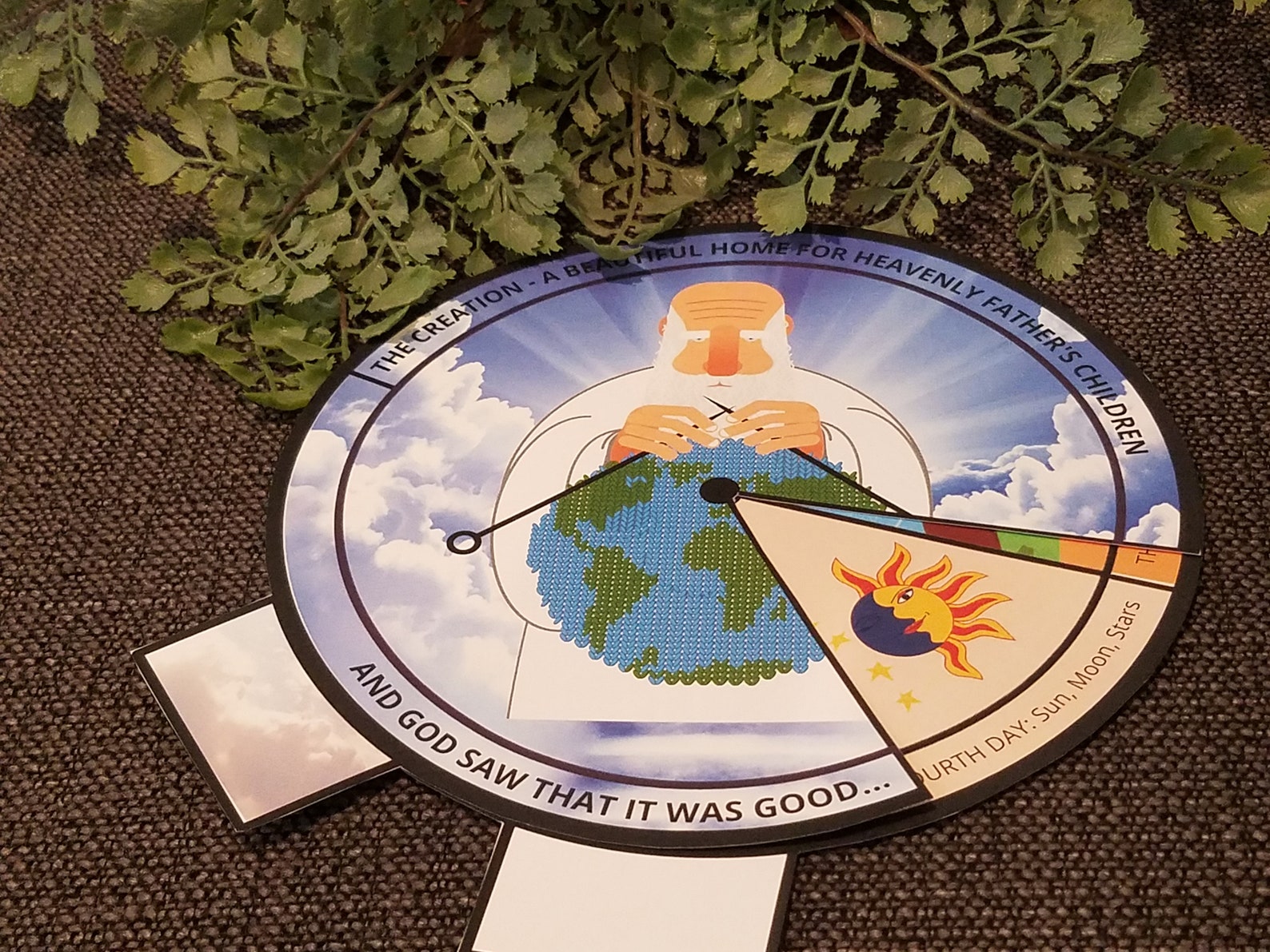 THE CREATION Genesis Scripture Story Wheels Color + B&W | Kid Bible ...