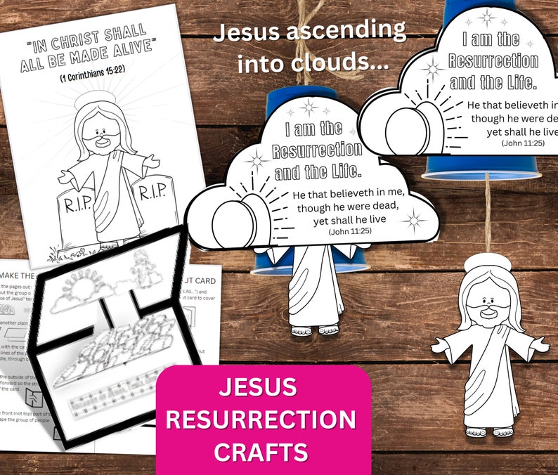 Jesus Easter Kids Craft Mega Bundle: Atonement Folder Game & - Etsy