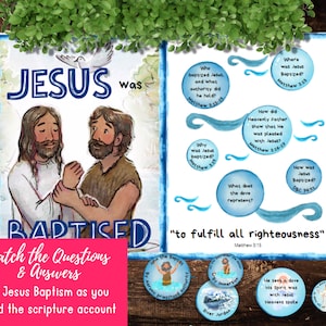 All About Baptism Folder Game | Baptism Prep Activities Baptism Lessons ...
