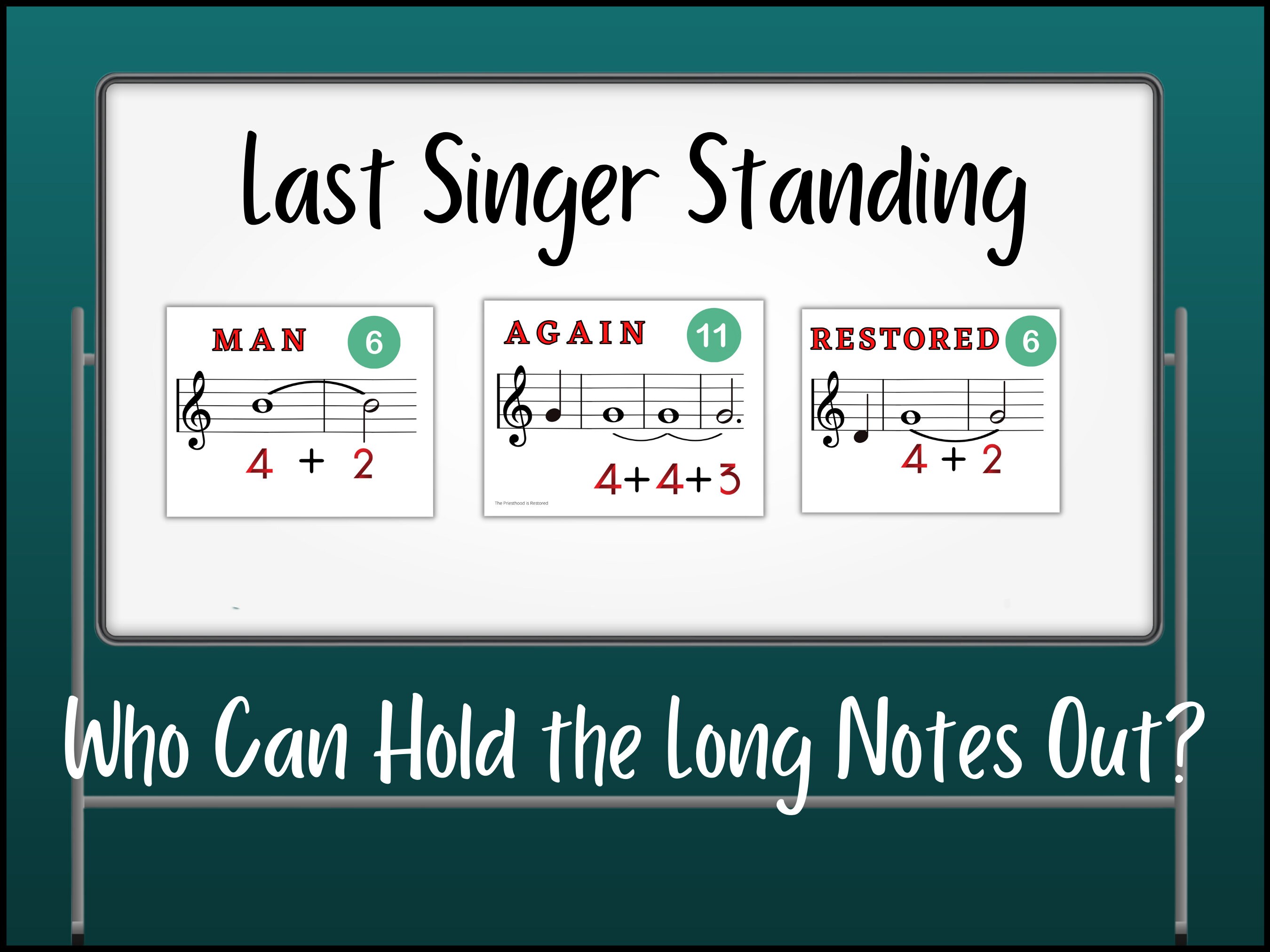 Primary Singing Time: the Priesthood is Restored Game Bundle (song ...