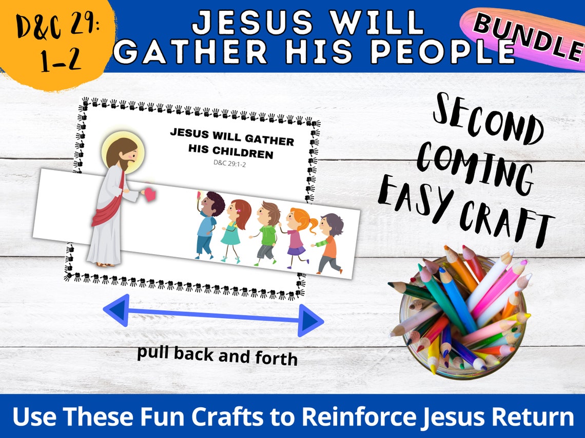 Jesus is Coming Again: CRAFT & GAMES ACTIVITY Kit Second | Etsy