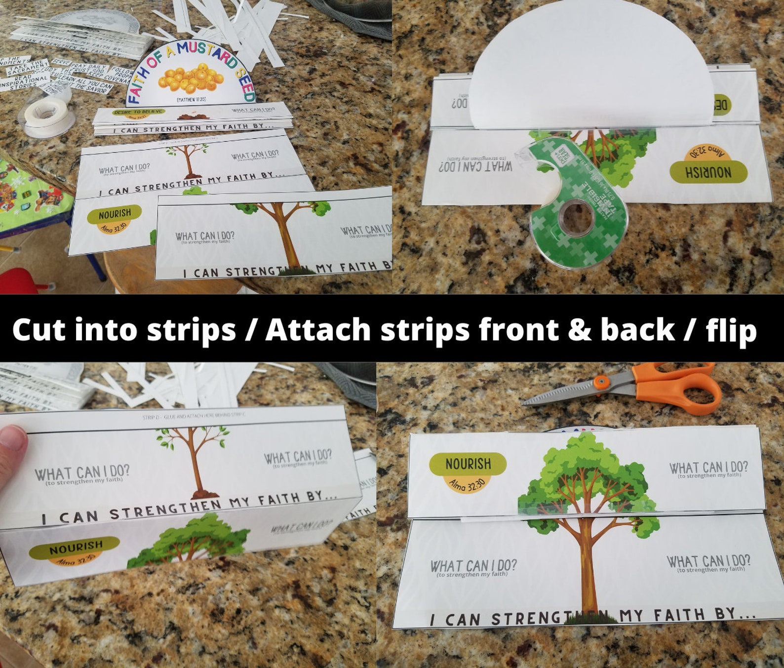 Faith as Mustard Seed Flipbook Craft, Matthew 17 Alma Craft, Come ...