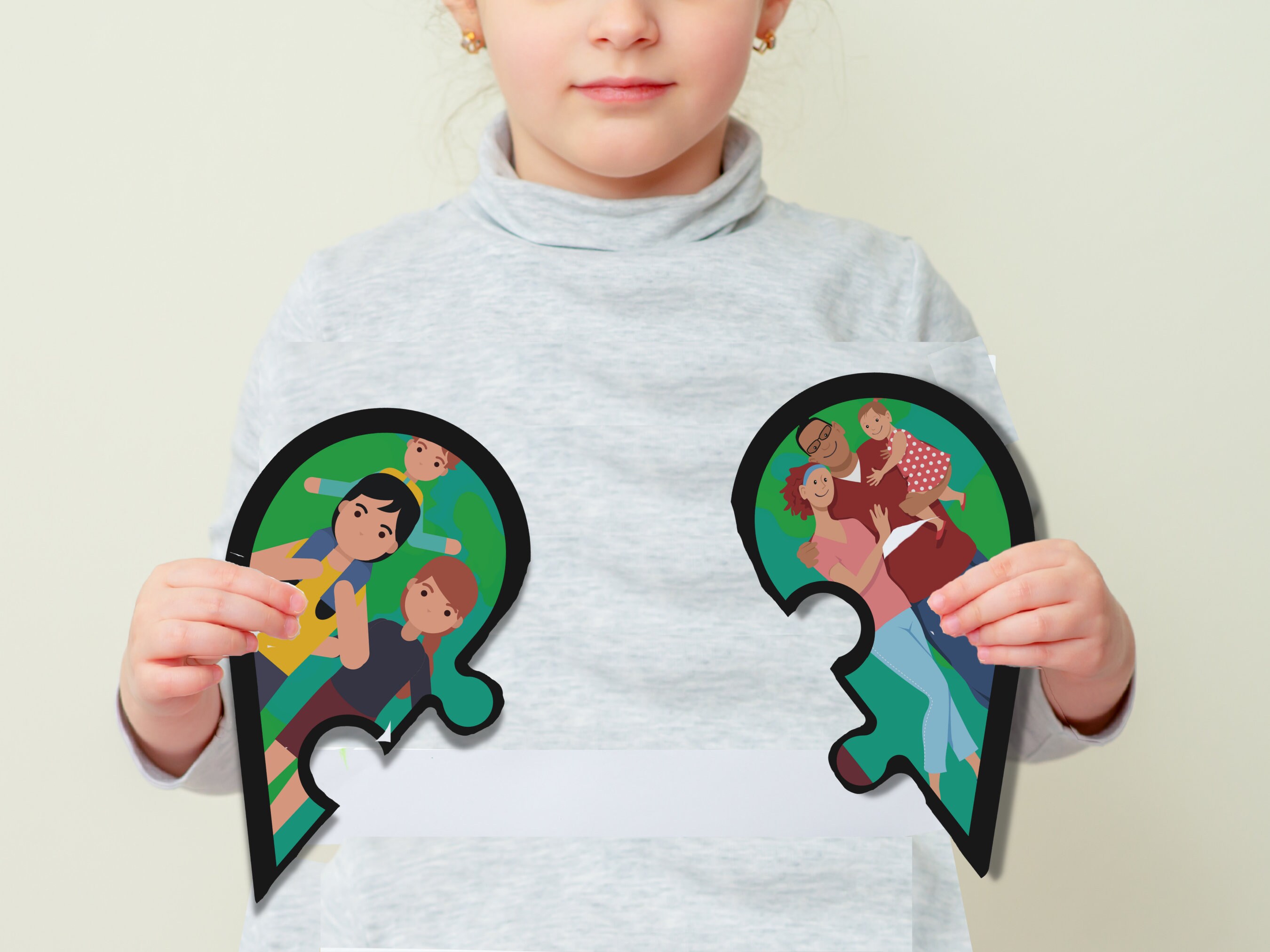 HEART PUZZLE Primary Song Game: Families Can Be Together Forever ...