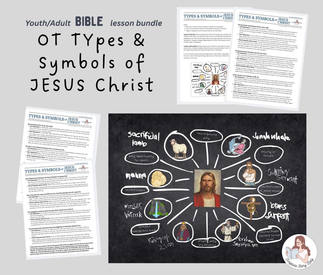BIBLE Youth/adult Old Testament Types & Symbols of Christ Bible Sunday ...