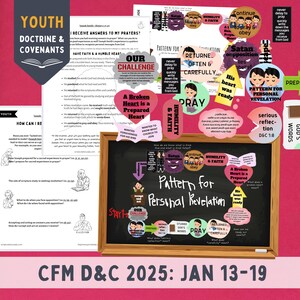 Jan 13-19, LDS Youth Lesson, Come Follow Me D&C 2025, Young Men Young ...