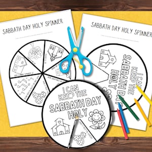 Keep Sabbath Day Holy, Honor the Sabbath, Printable Activity Bundle ...