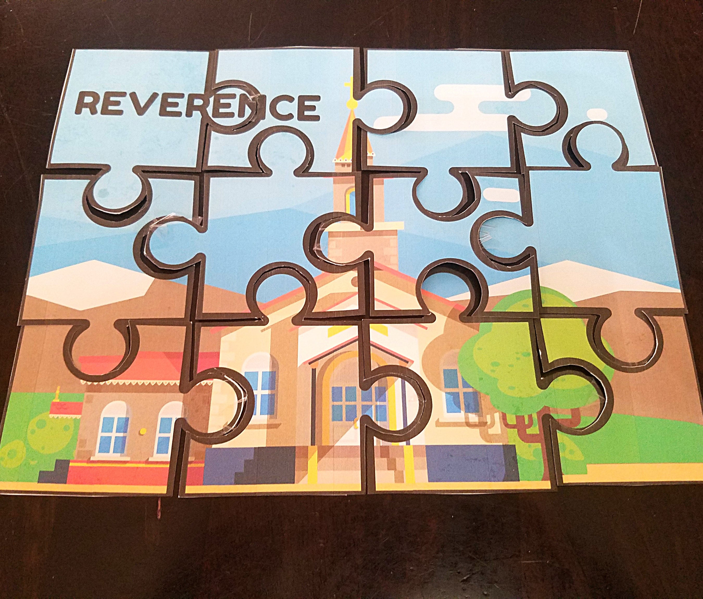 REVERENCE in Holy Places: Reverence is Love Heart Puzzles & Ways to Be ...