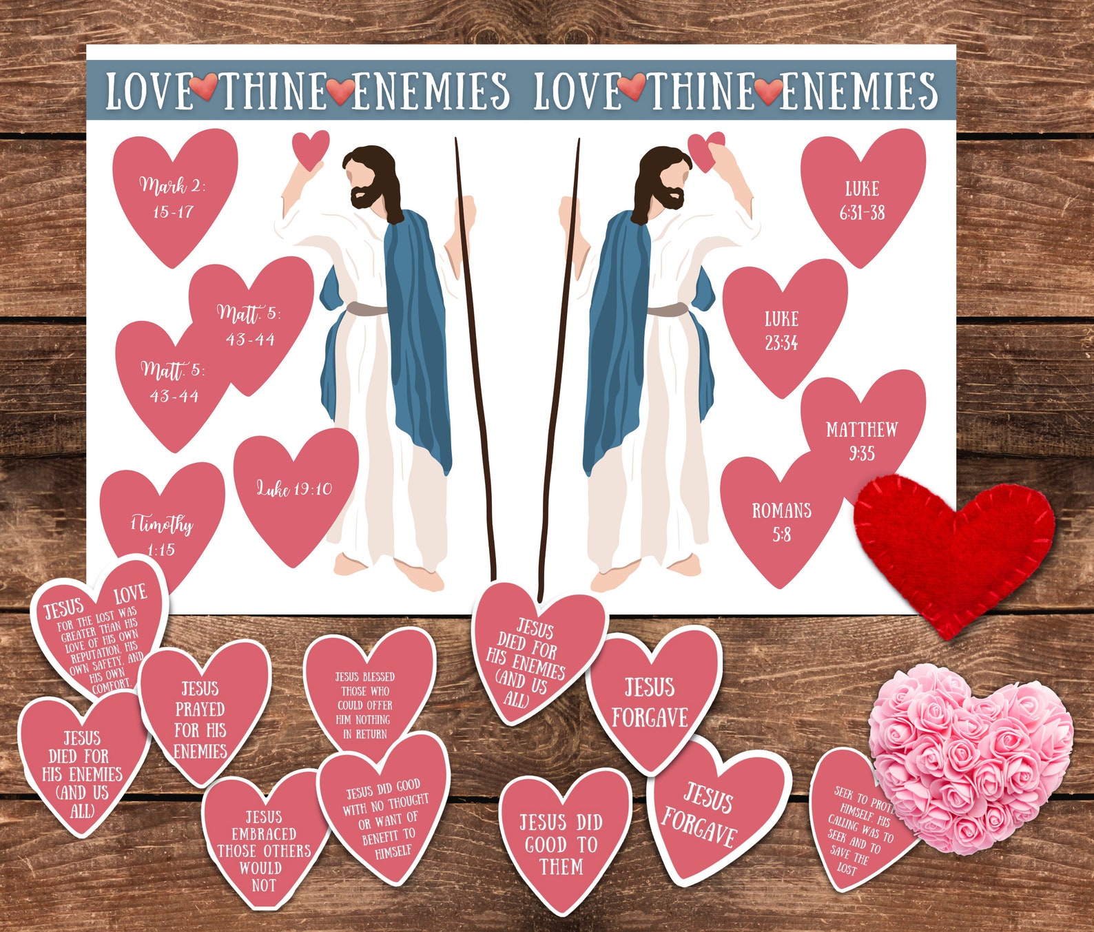 Love Thine Enemies, Matthew 5:44, Luke 22 Vs 50-51 | I Can Love My ...