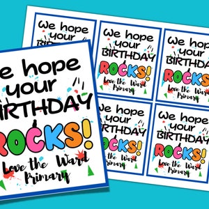 Pop Rocks Candy Gift Tags: Birthday & Primary Birthday | Birthday Gifts ...