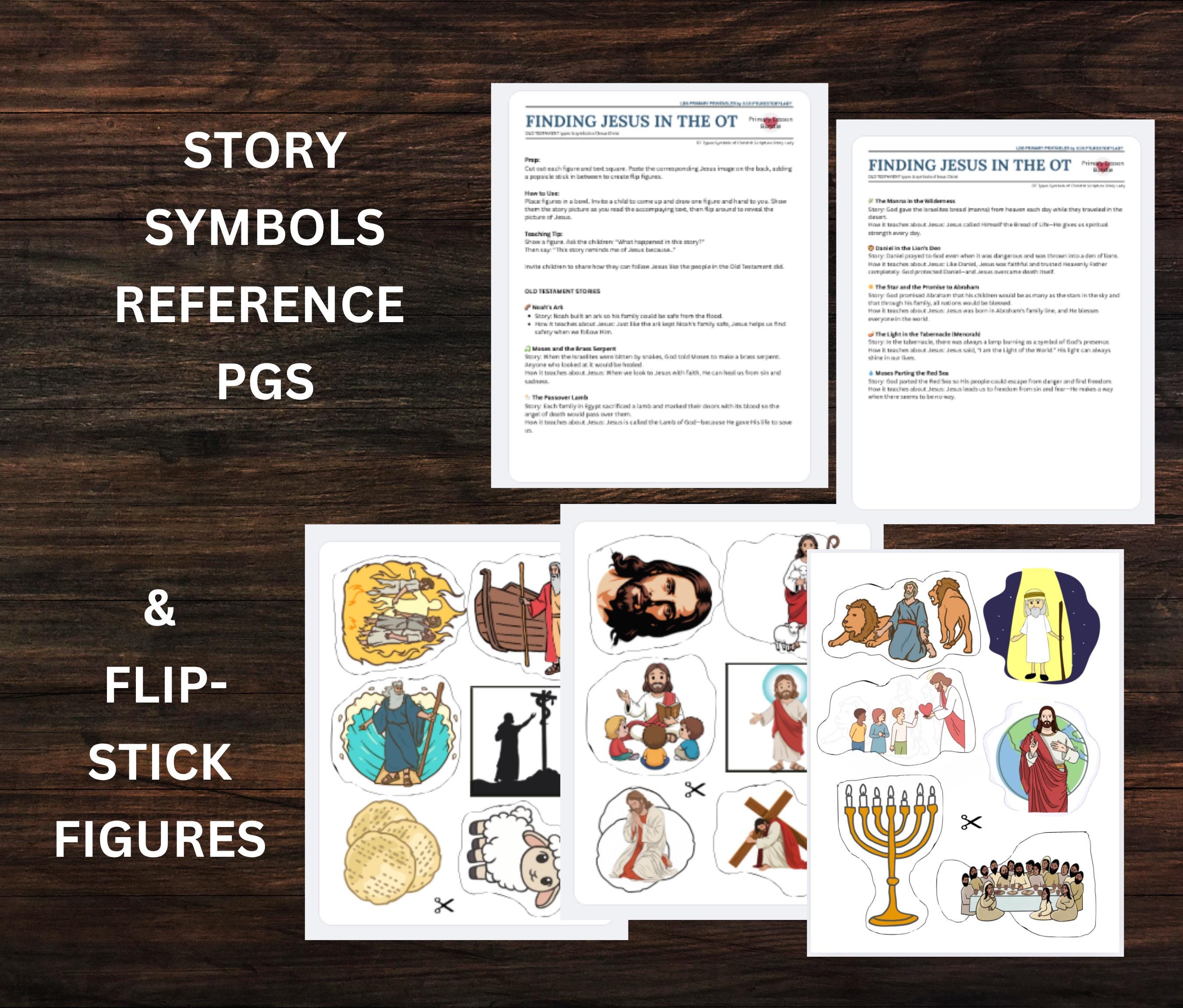 PRIMARY LDS Come Follow Me Lesson Bundle: Finding Jesus in the Old ...
