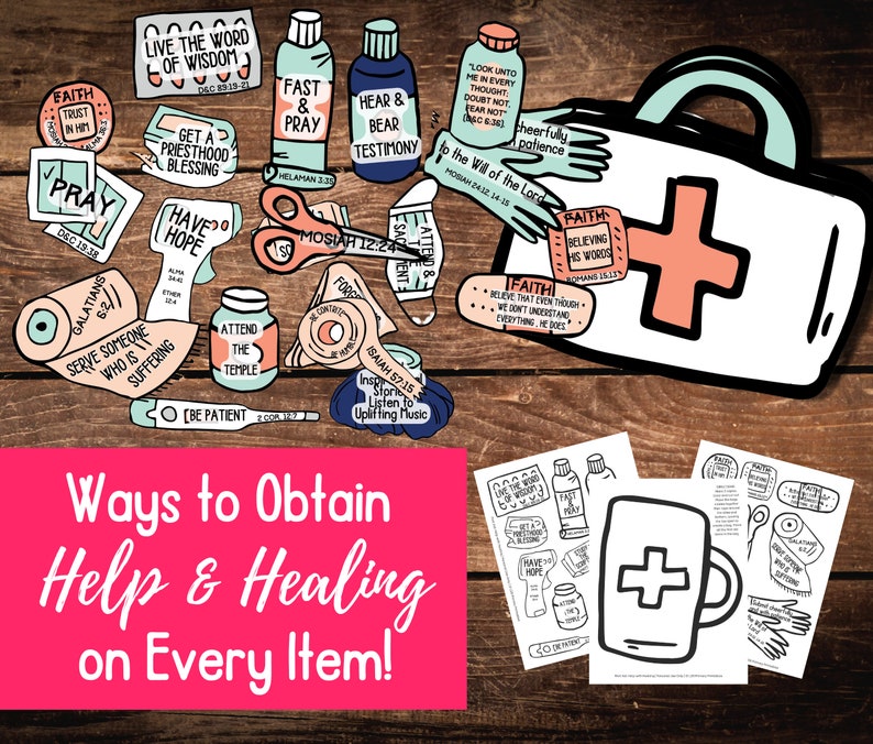 Jesus Can Heal Me First Aid Craft: Obtaining Healing | Come Follow Me ...
