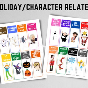 Ways to Sing Singing Style Cards (primary Singing Time | Primary Music ...