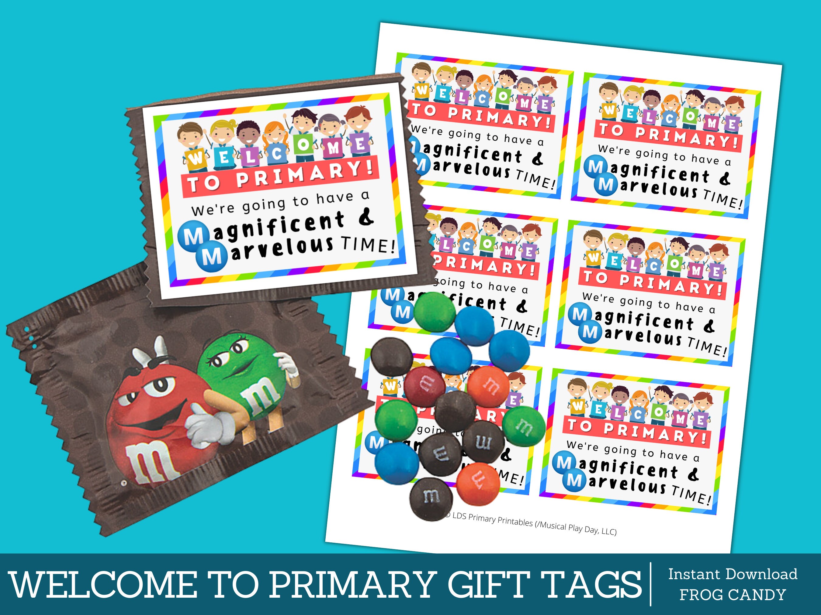 Welcome to Primary Gift Tags (instant Digital Download Printable ...