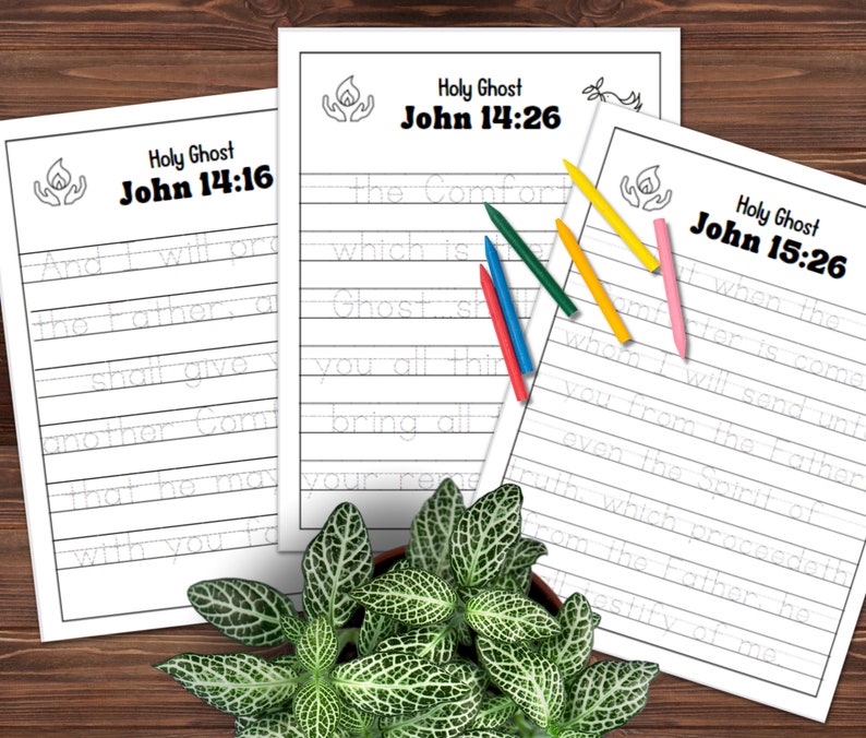 Rolls of the Holy Ghost Printables Kids Bible Coloring Pages James ...