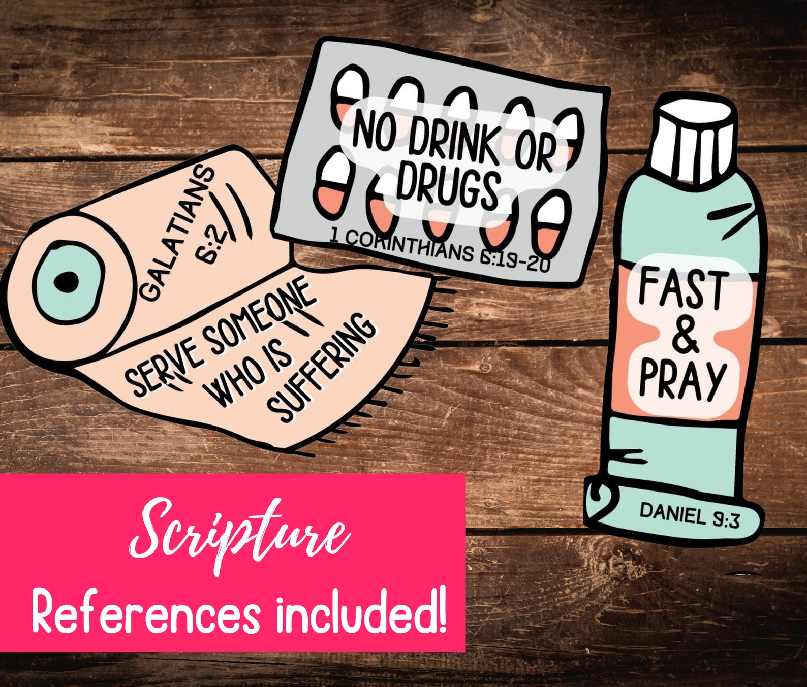 Jesus Can Heal Me First Aid BIBLE Craft Healing Trials Adversity ...