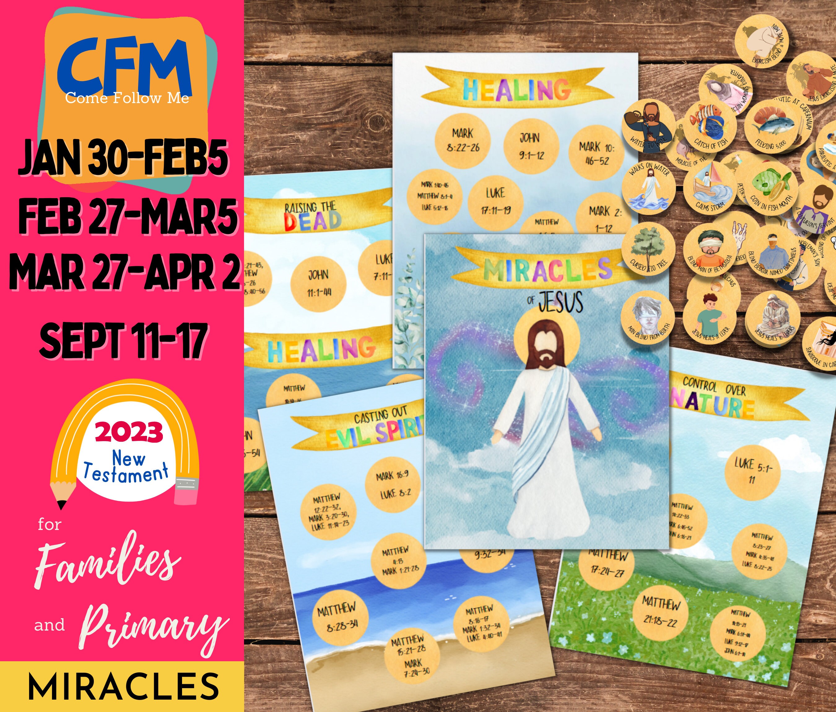 Miracles of Jesus Folder Game | New Testament Bible Activity | Kids ...