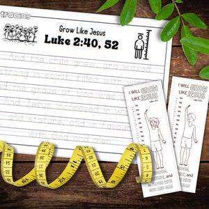 Luke 2: 52 Jesus Grew in Wisdom Bible Bundle | Folder Game Match ...