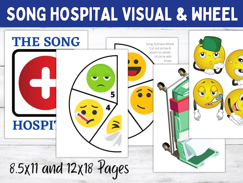 Primary Singing Time SONG HOSPITAL Display: Make the Sick - Etsy