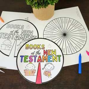 Scripture Books: Book of Mormon, Old & New Testament Spinner Wheels ...