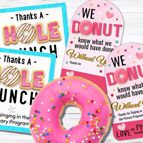LDS Primary Program Gift Tag Primary Teacher Primary Thank You - Etsy