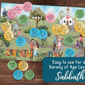 Keep Sabbath Day Holy, Honor the Sabbath, Printable Activity Bundle ...