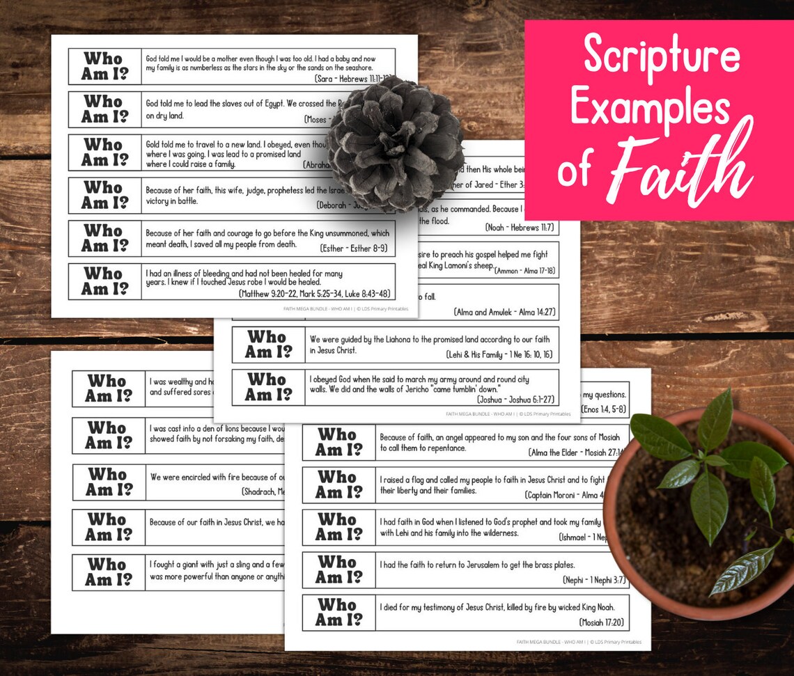 LDS Faith Mega Bundle: Folder Game Fruits of Faith Mustard - Etsy