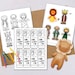 Daniel and the Lions Den Finger Puppets and Bookmark Handout bible ...