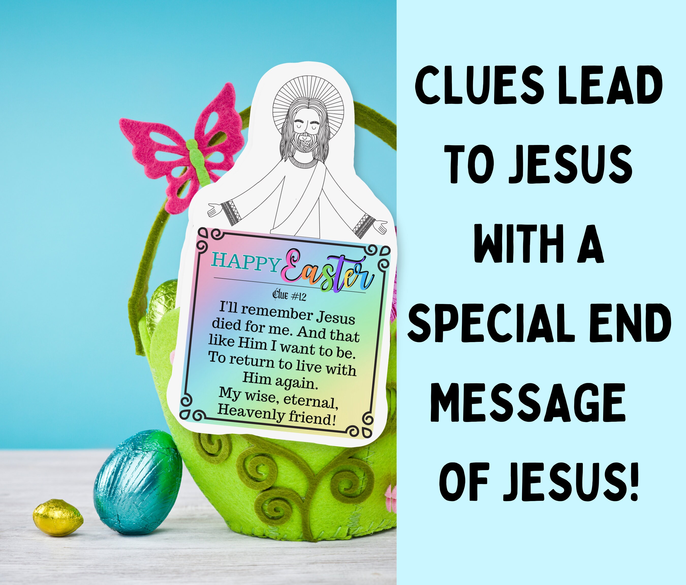 Christ-centered Easter Basket Scavenger Hunt OUTDOOR EDITION Easter ...