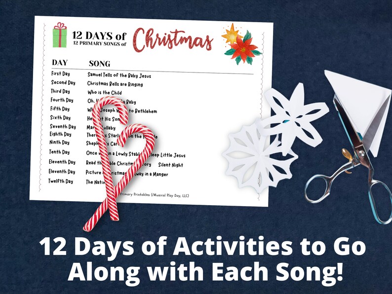 Twelve Days of Christmas | 12 Primary Songs of Christmas | Christmas ...
