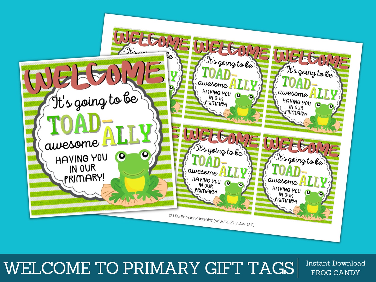 Welcome to Primary Gift Tags (instant Digital Download Printable ...