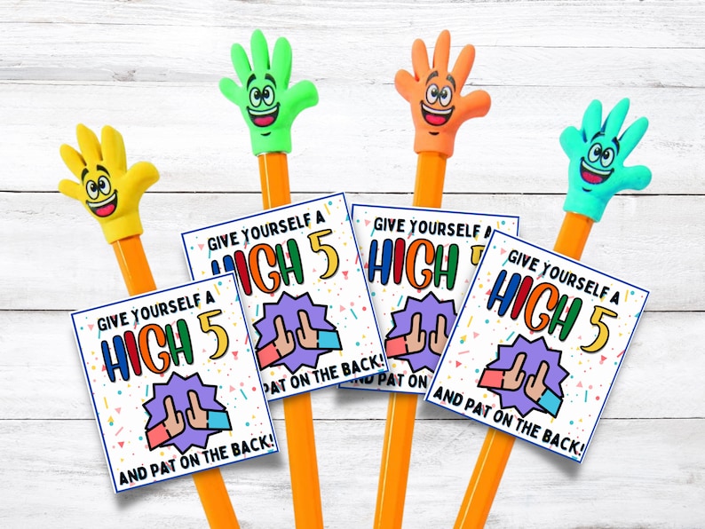 High Five Gift Tag | Elementary Gift | Teacher Class Gift | Rewards ...
