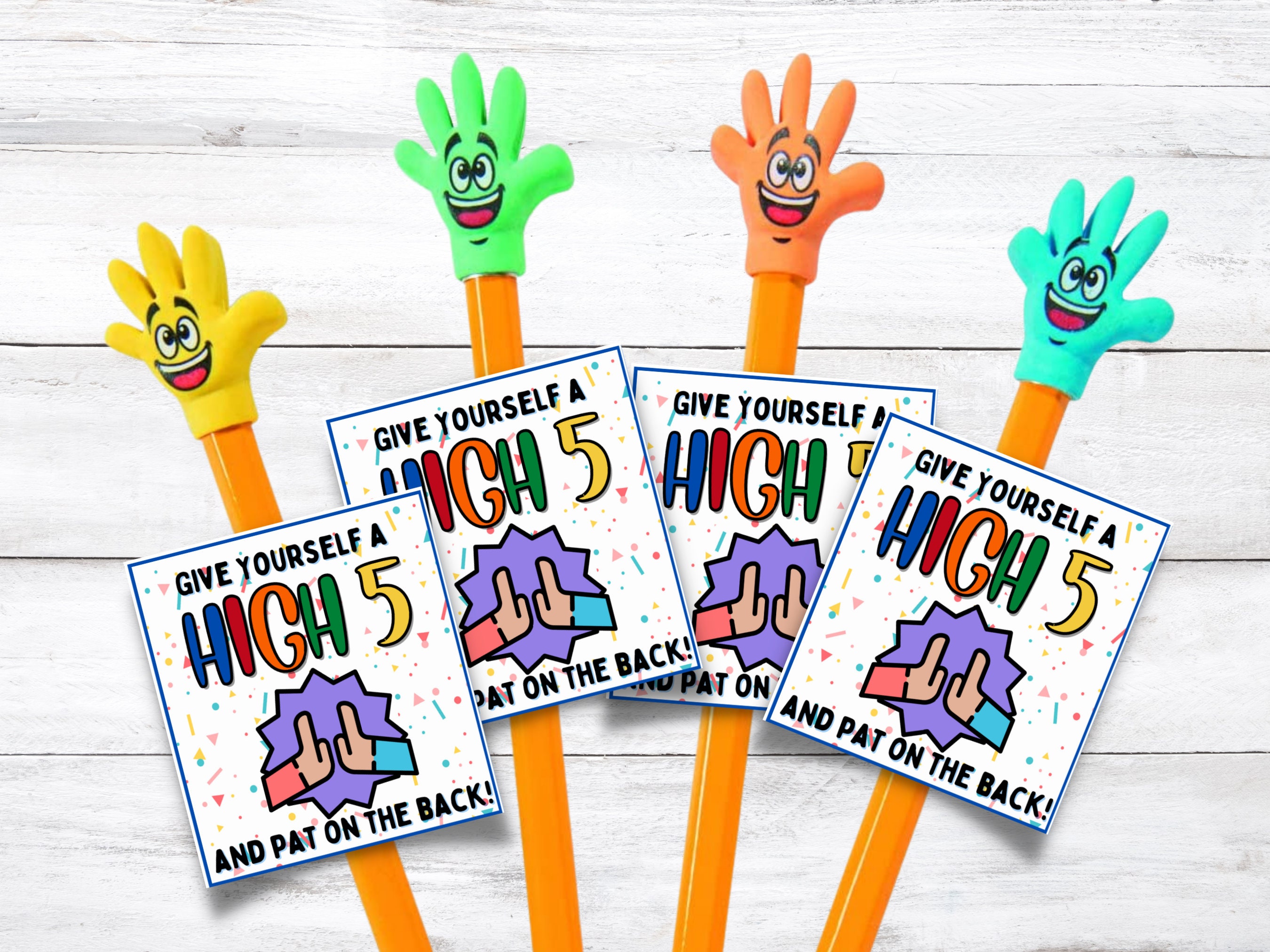 High Five Gift Tag | Elementary Gift | Teacher Class Gift | Rewards ...