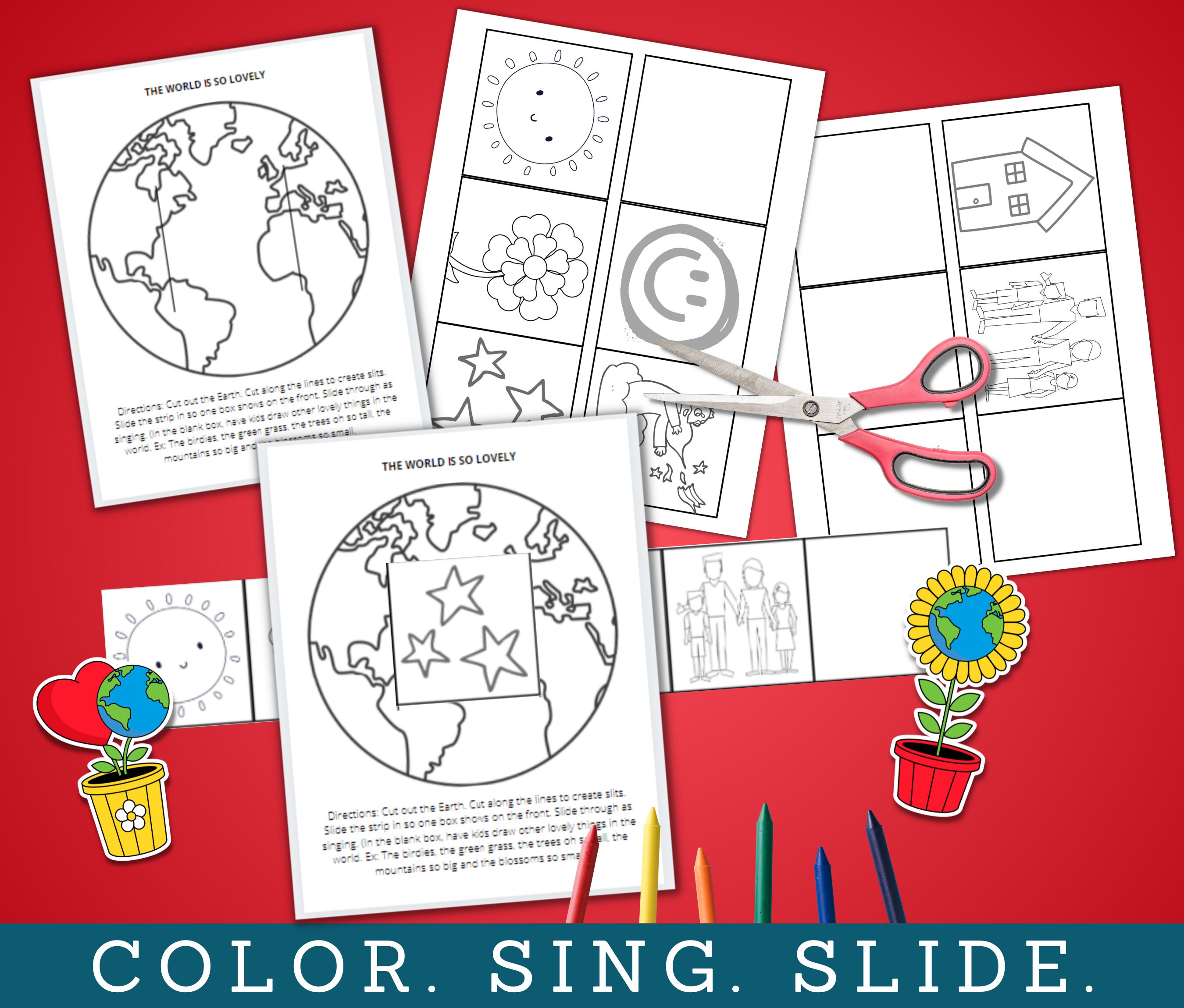 Creation Craft Kit My Heavenly Father Loves Me | 3D Earth Flipbook ...