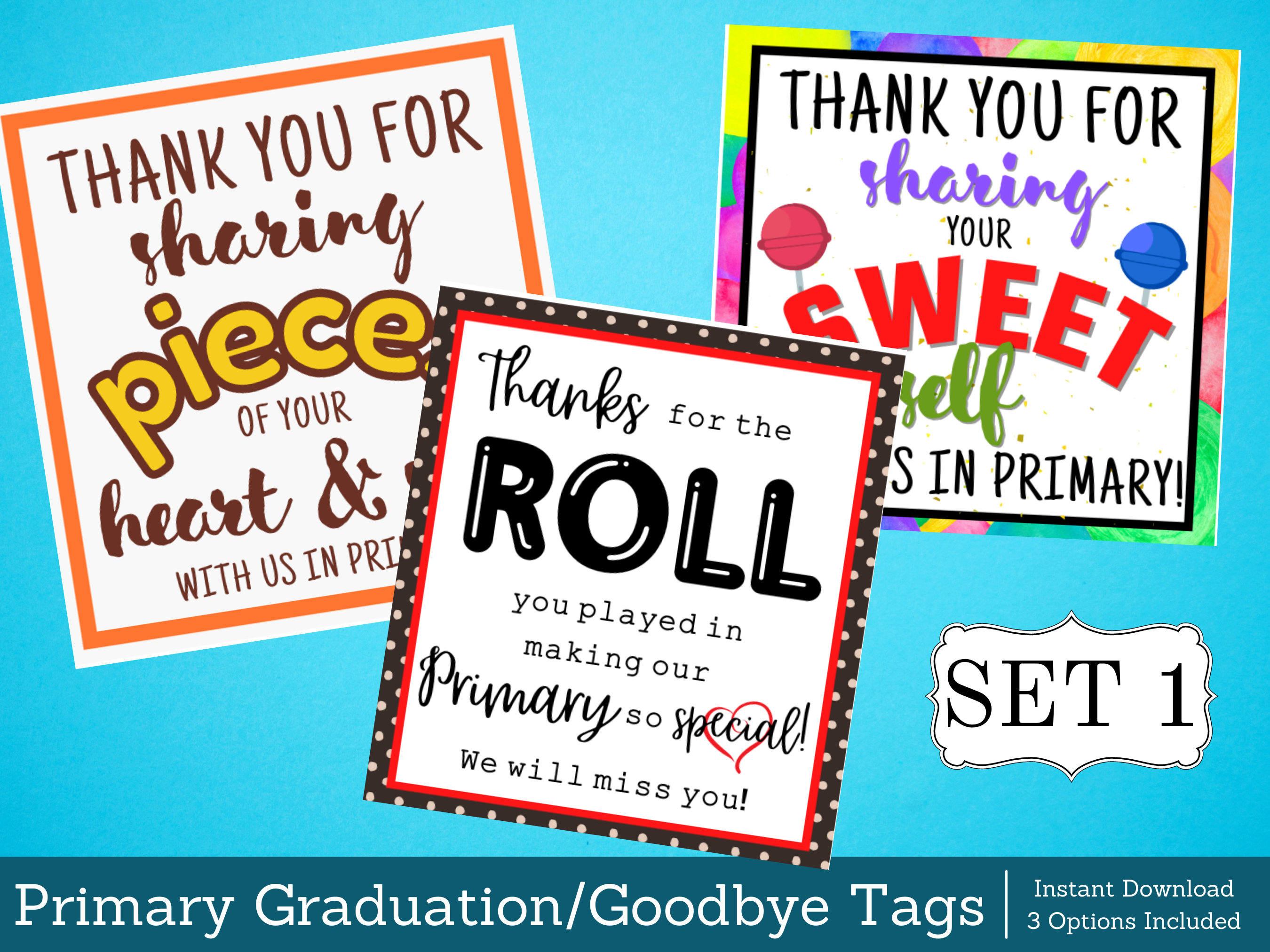 LDS Primary Goodbye Treat Gift Tags | Moving, Graduating, Leaving ...
