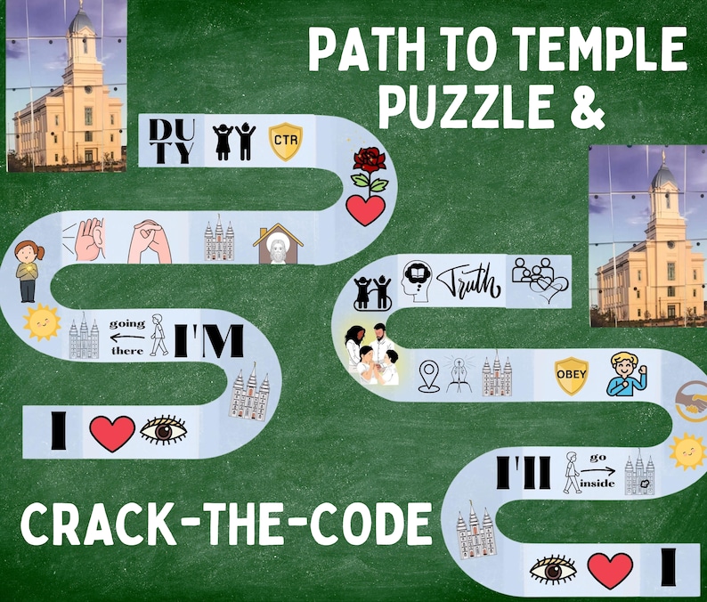 I Love to See the Temple: Path to the Temple Puzzle & Crack-the-code ...