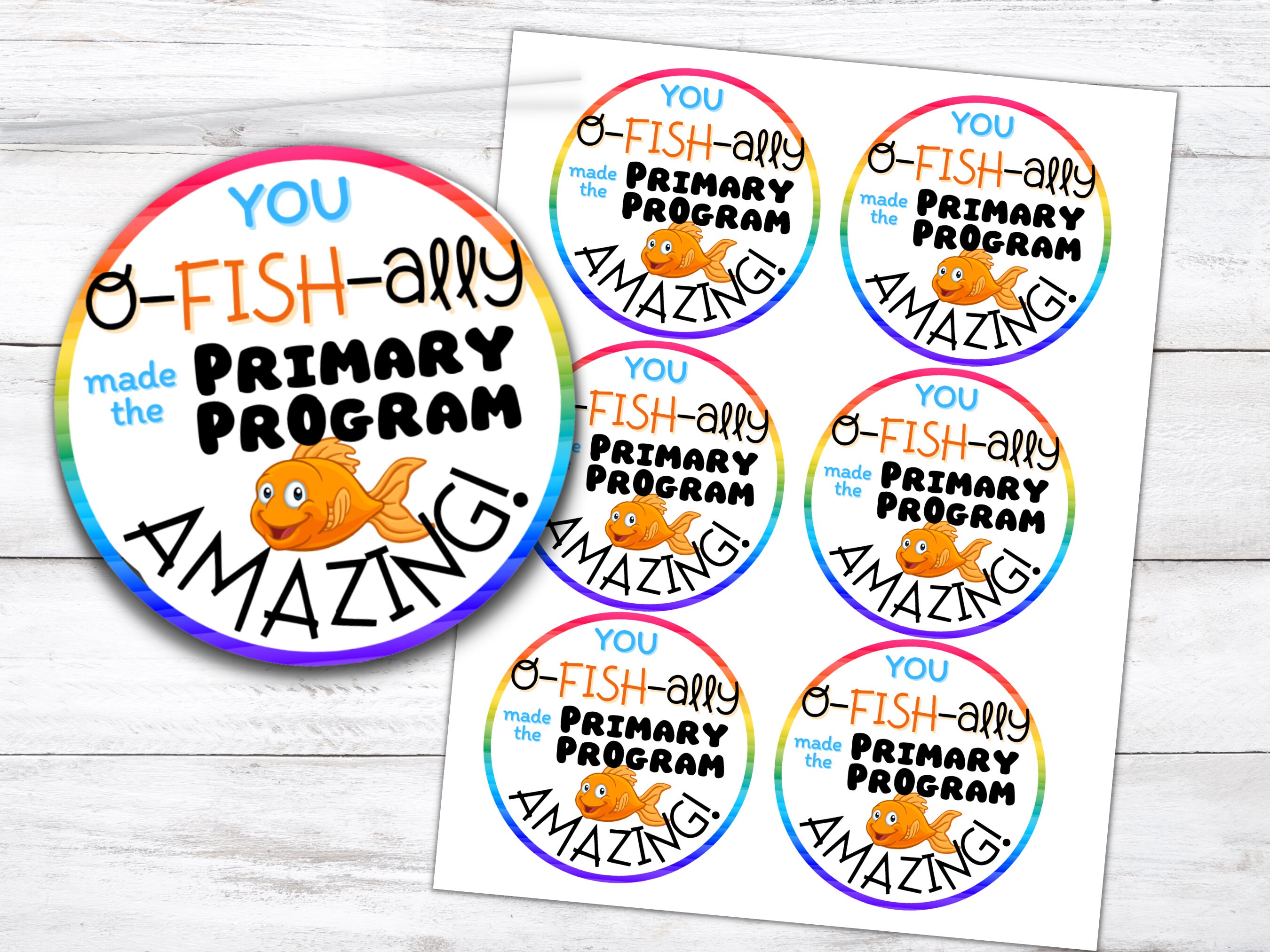 High Five Gift Tag Elementary Gift Teacher Class Gift - Etsy