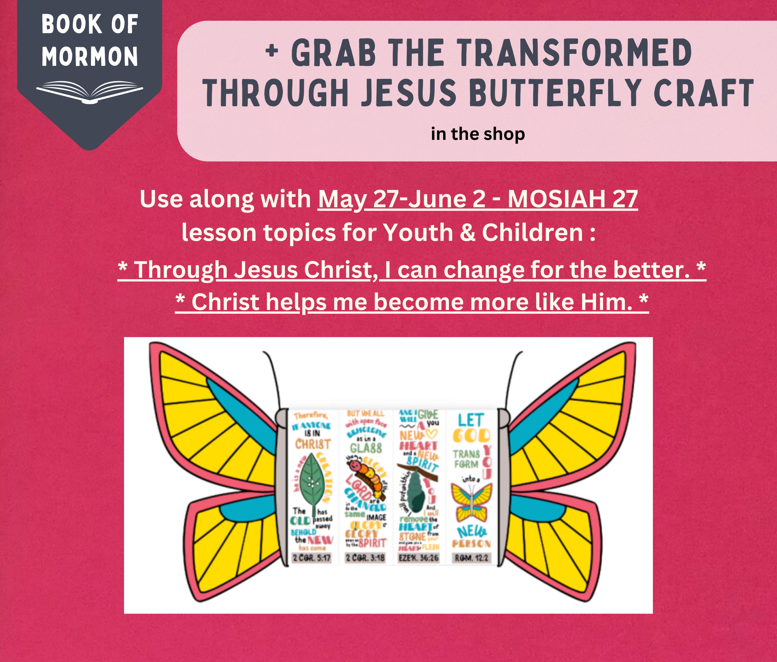 Come Follow Me 2024 Book of Mormon MAY Bundle, Mosiah 4-24, LDS Home ...