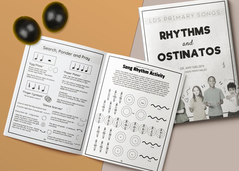 Primary Singing Time Book of Rhythms & Ostinatos LDS Primary - Etsy