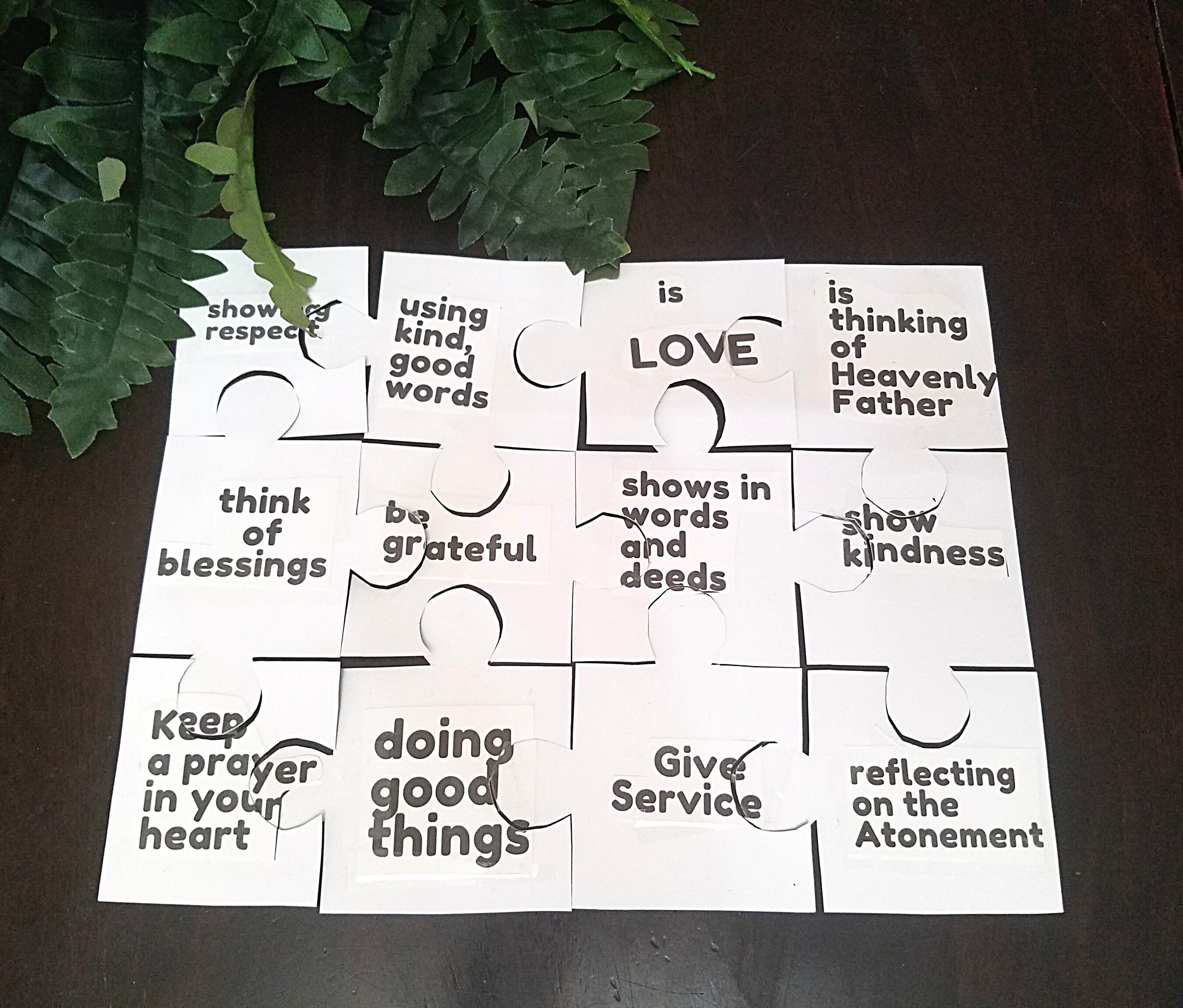 REVERENCE in Holy Places: Reverence is Love Heart Puzzles & Ways to Be ...