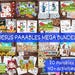 Jesus Parables Mega Bundle: 20 Parables Kids Bible Printable Bundles W ...