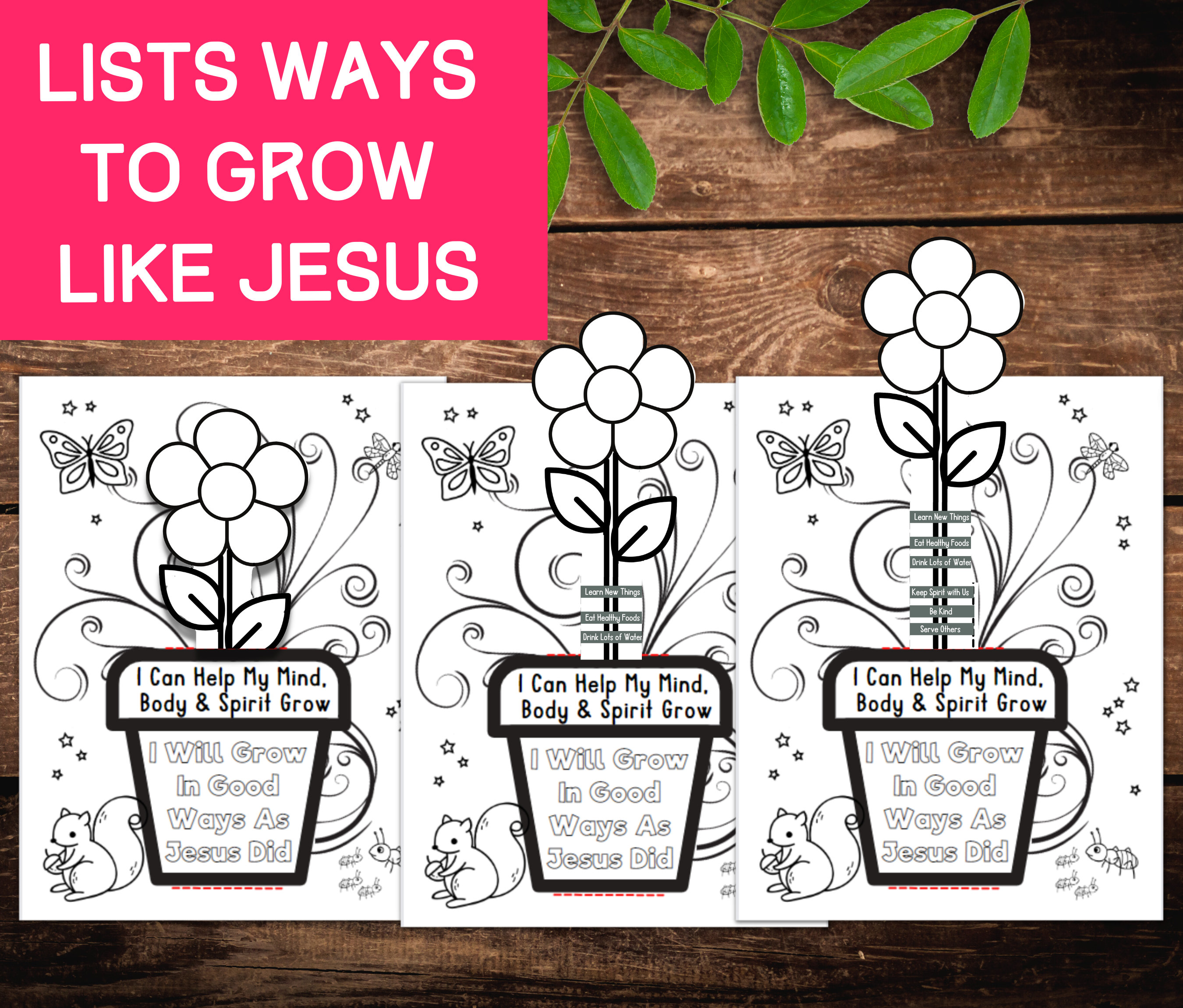 Luke 2: 52 Jesus Grew in Wisdom Bible Bundle | Folder Game Match ...