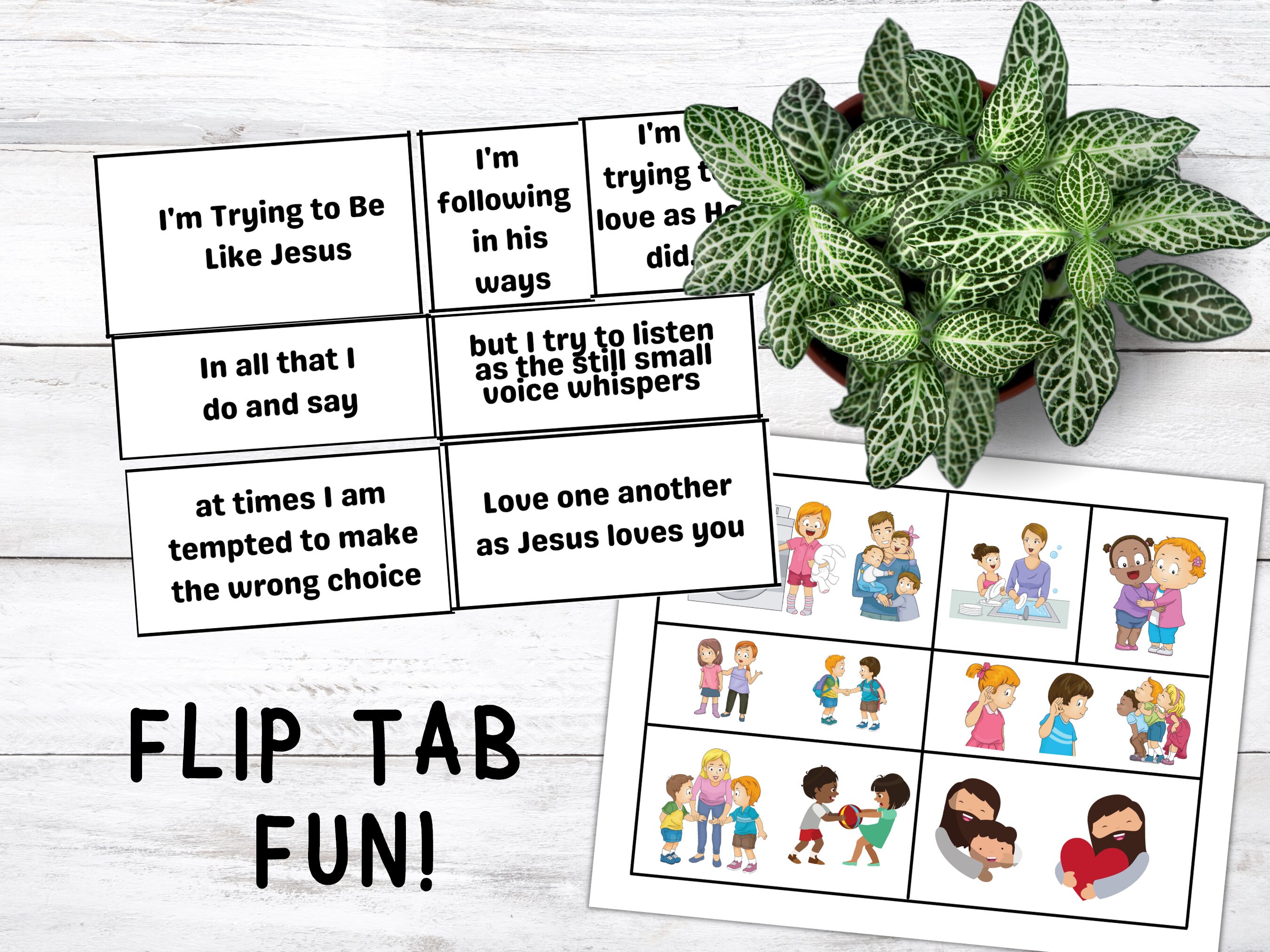 I'm Trying to Be Like Jesus Folder Game Come Follow Me Families ...