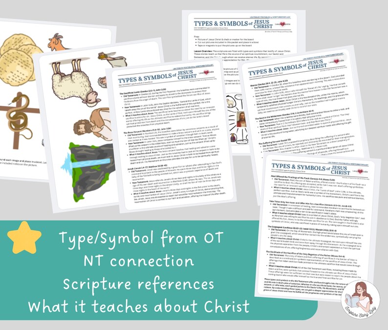 Old Testament Types & Symbols of Christ Bible Sunday School Lesson ...