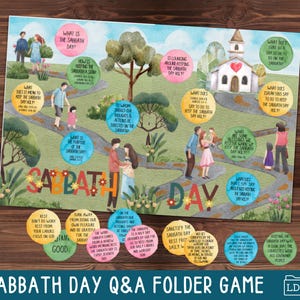 Keep Sabbath Day Holy, Honor the Sabbath, Printable Activity Bundle ...