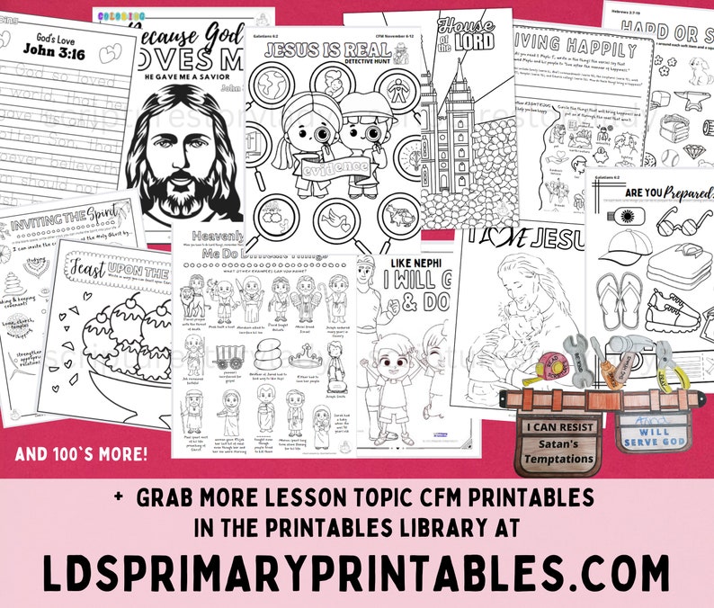 June Come Follow Me 2024 Book of Mormon Bundle Mosiah 25-29 - Etsy